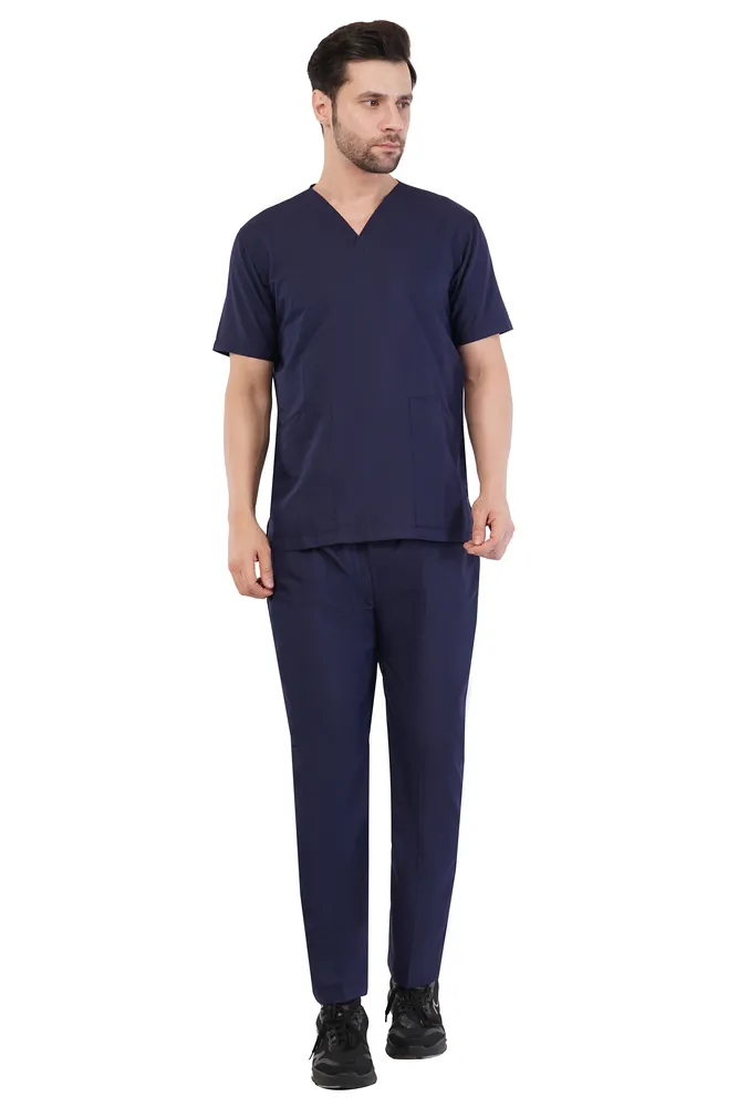 Magna Mens Scrub NavyBlue | GoldenGown