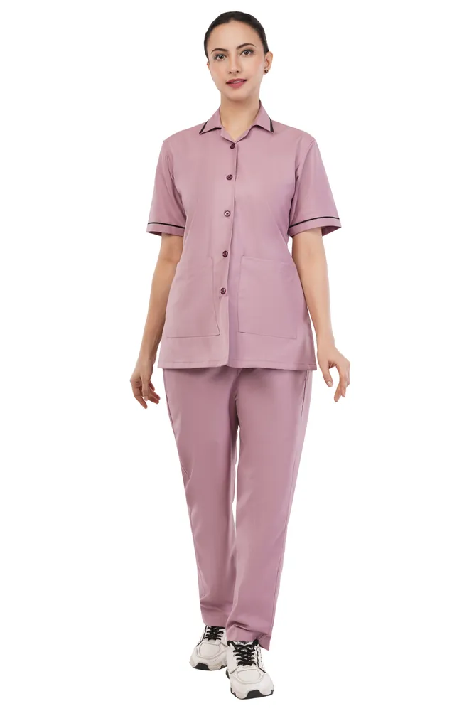 Womens Staff Uniform Mauve | GoldenGown